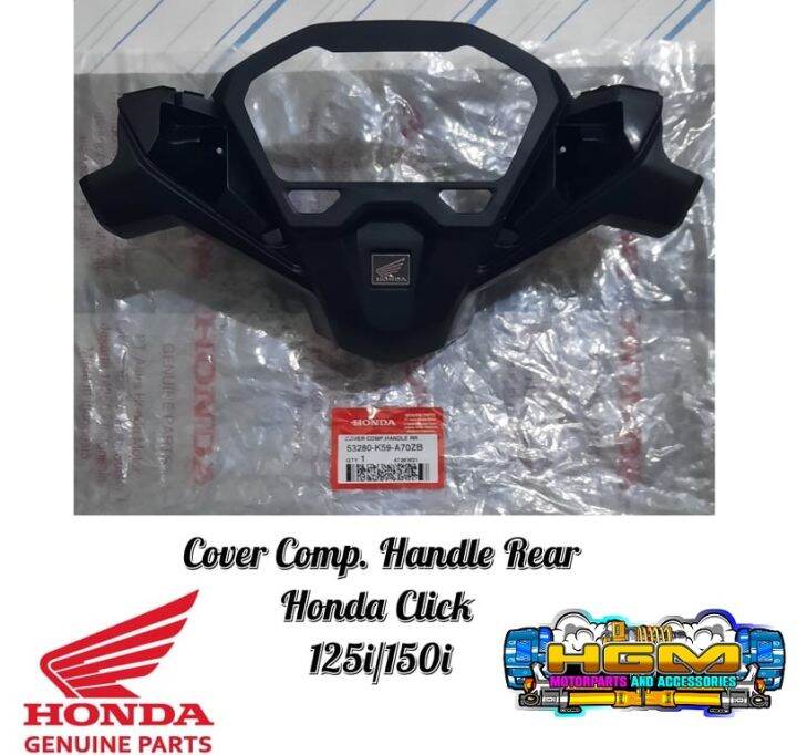 COVER COMP. HANDLE REAR HONDA CLICK 125i/150i V2 | 53280-K59-A70ZB ...