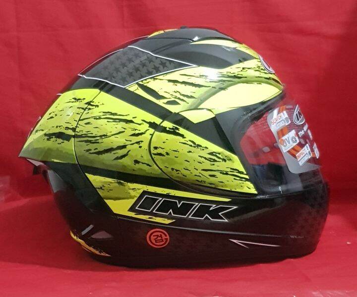 Helm INK CL MAX motif #7 Original / helm full face / helm cakil ...