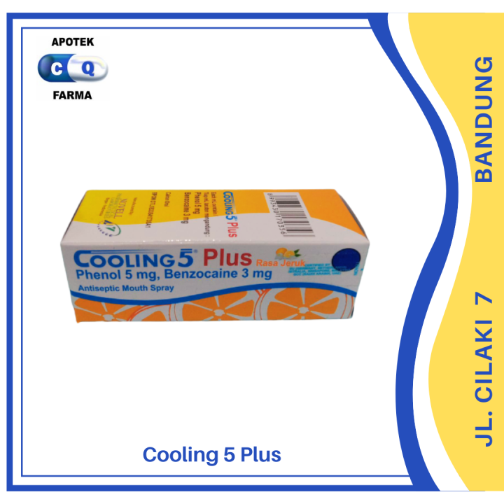 COOLING 5 PLUS RASA JERUK 15 ML | Lazada Indonesia