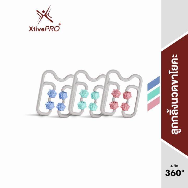 XtivePRO Leg Muscle Relaxer ลูกกลิ้งนวดขาโยคะ 4 ล้อ 360° กระชับเรียวขา นวดสลายไขมัน แกนนวดปรับ ...