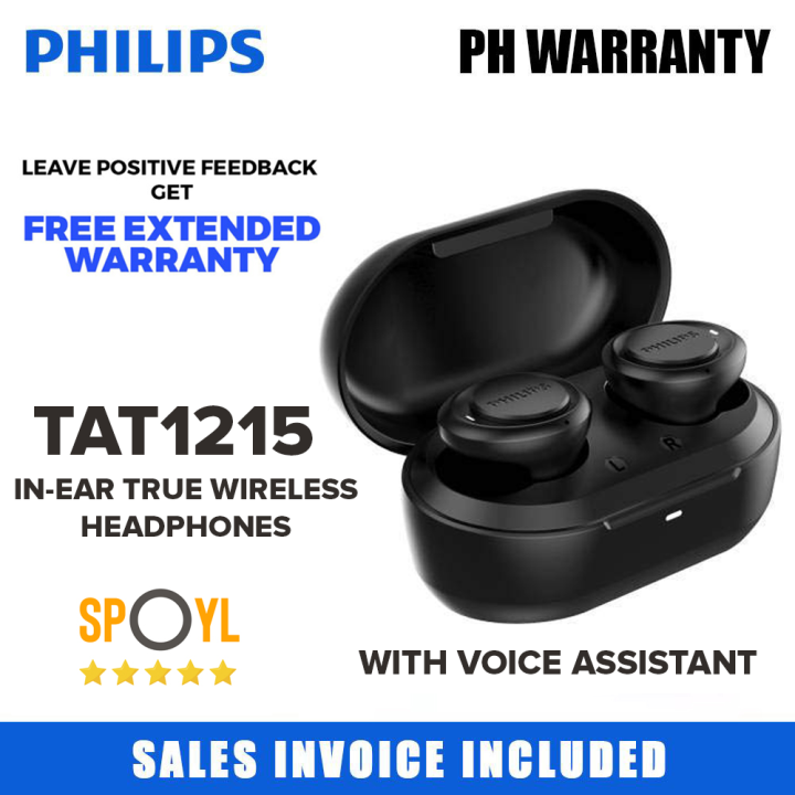Philips TAT1215 In-ear True Wireless Headphones - Spoyl Store | Lazada PH