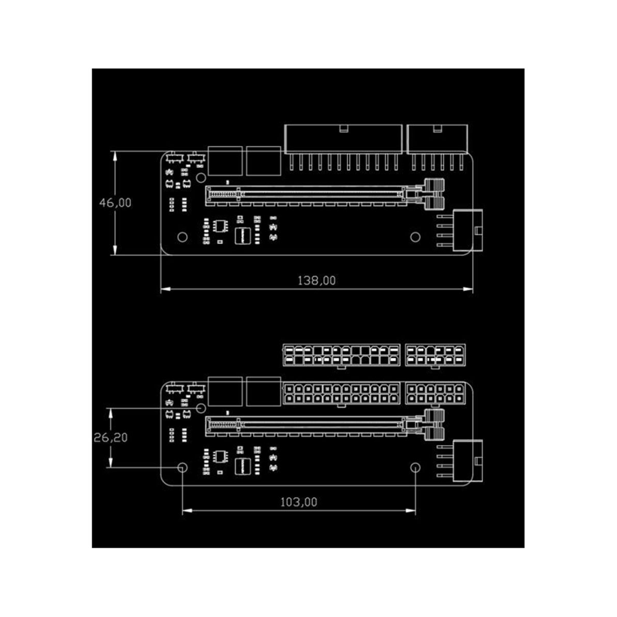 R43SG 4.0 Laptop PC M.2 Key M NVMe External Graphics Card GPU Metal ...