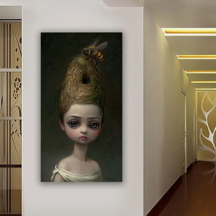 Mark Ryden Dark World Queen Bee Art Canvas Poster Kids Mural Picture ...
