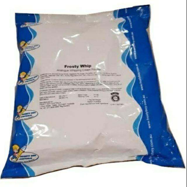 Frosty Boy Whip Cream Powder 1kg 140g for Frappe Milktea Cake Etc ...
