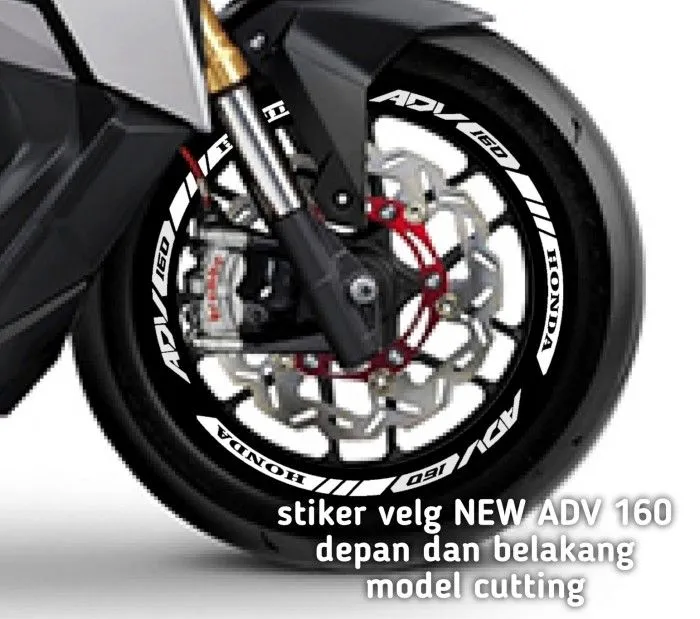Stiker Pelek Sticker Velg New Adv 160 Depan Belakang | Lazada Indonesia