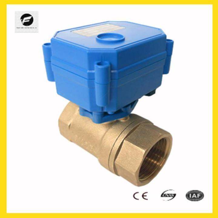CWX-15 Electric Brass Ball Valve DN15 DN20 DN25 DC3-6V Dc12v Dc24v Ac220v Motorized Valve For ...