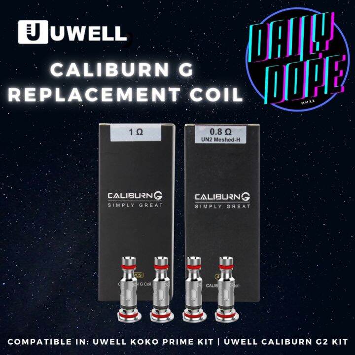 {Legit} Caliburn G Koko Prime Coil OCC Uwell Replacement Mesh 0.8 ohms ...