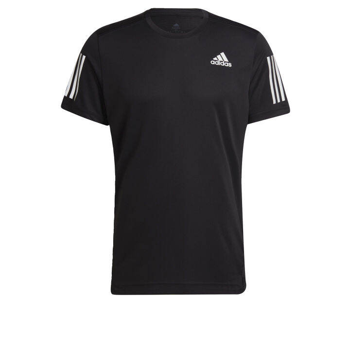 adidas วิ่ง เสื้อยืด Own the Run ผู้ชาย สีดำ H58591 | Lazada.co.th