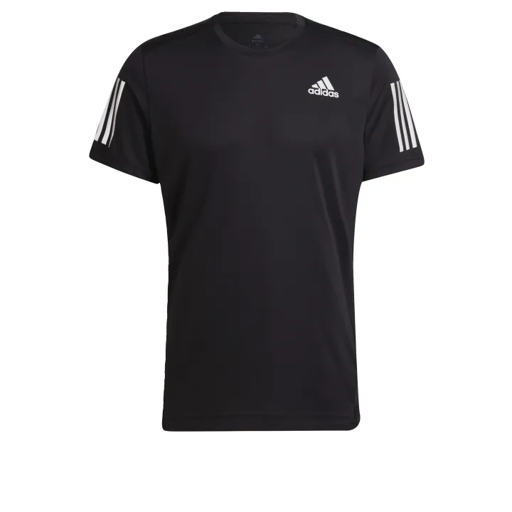 adidas วิ่ง เสื้อยืด Own the Run ผู้ชาย สีดำ H58591 | Lazada.co.th