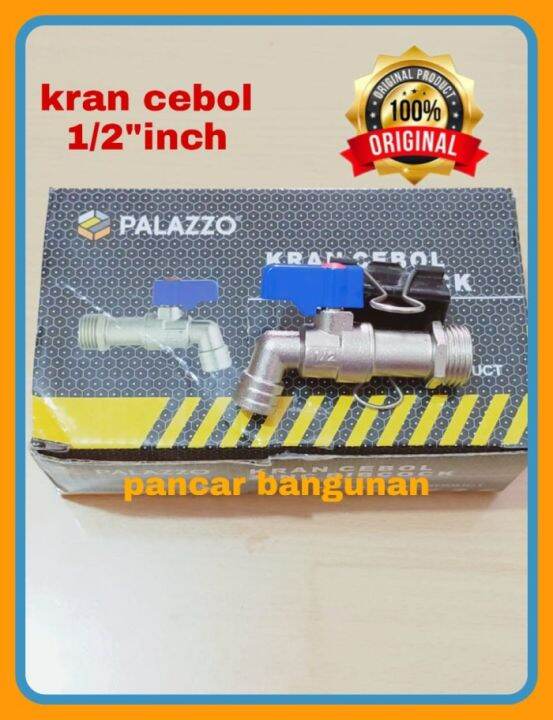 KRAN BESI CEBOL PALAZZO 1/2 INCH - KRAN CEBOL ZINC BIBCOCK - KRAN AIR ...