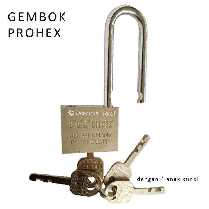 Prohex Gembok Pagar Rumah Anti Karat Maling Paling Kuat Pager Pintu ...