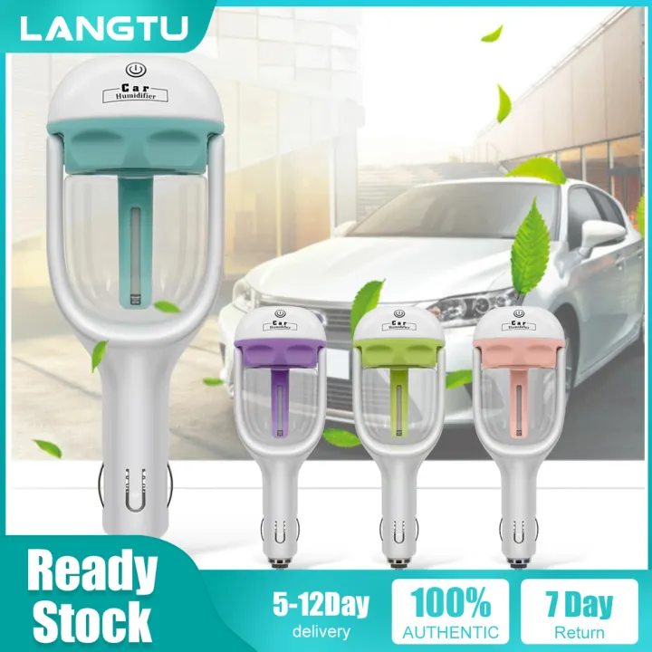 12V Portable Mini Car Air Humidifier Adjustable Angle Aroma Humidifier ...