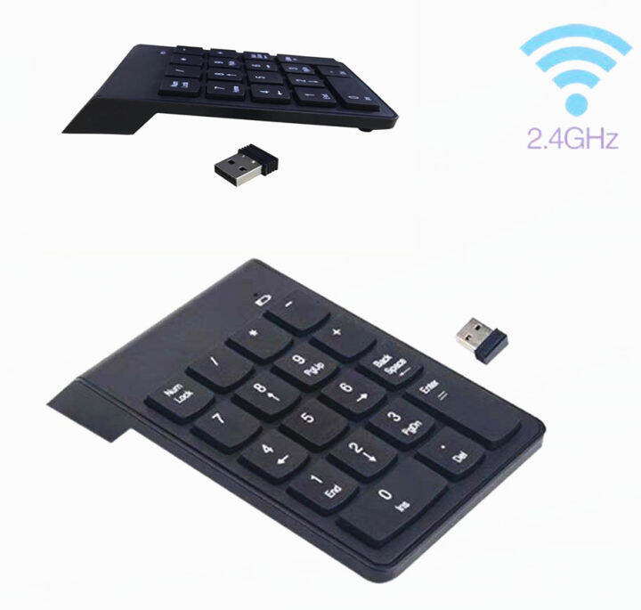 Numeric Mini Keypad 2 4g Wireless คีย์บอร์ดตัวเลขไร้สายusb คีย์บอร์ด