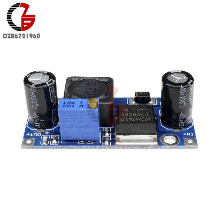 LM2596 DC-DC Buck Converter 5V 12V 24V Step Down Power Supply ...