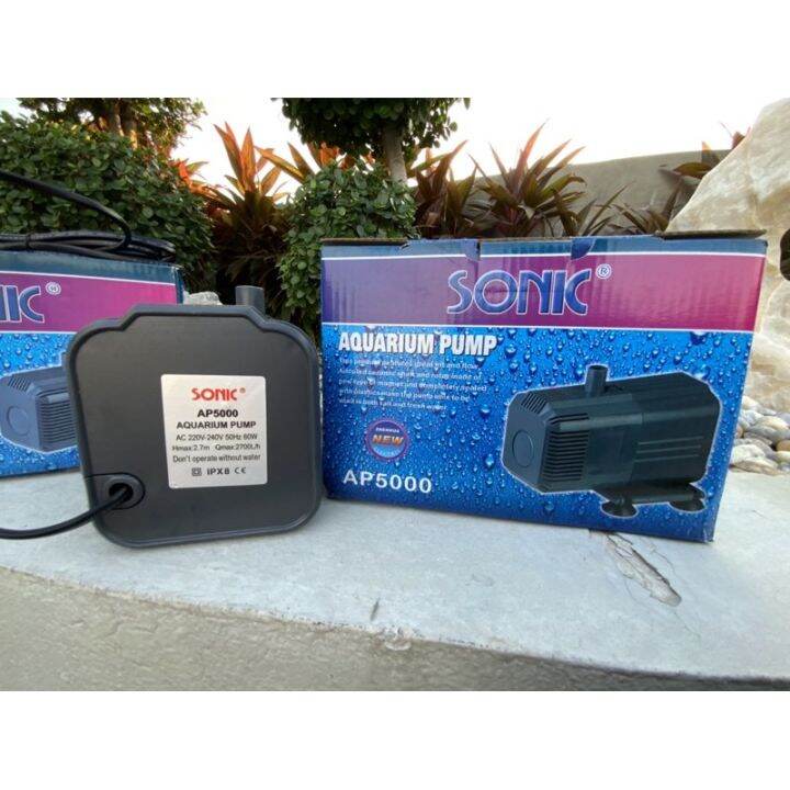 สินค้าพร้อมส่ง ปั๊มน้ำยี่ห้อ Sonic Ap5000 ปั้มน้ำคุณภาพดี อุปกรณ์ตู้ปลา ...
