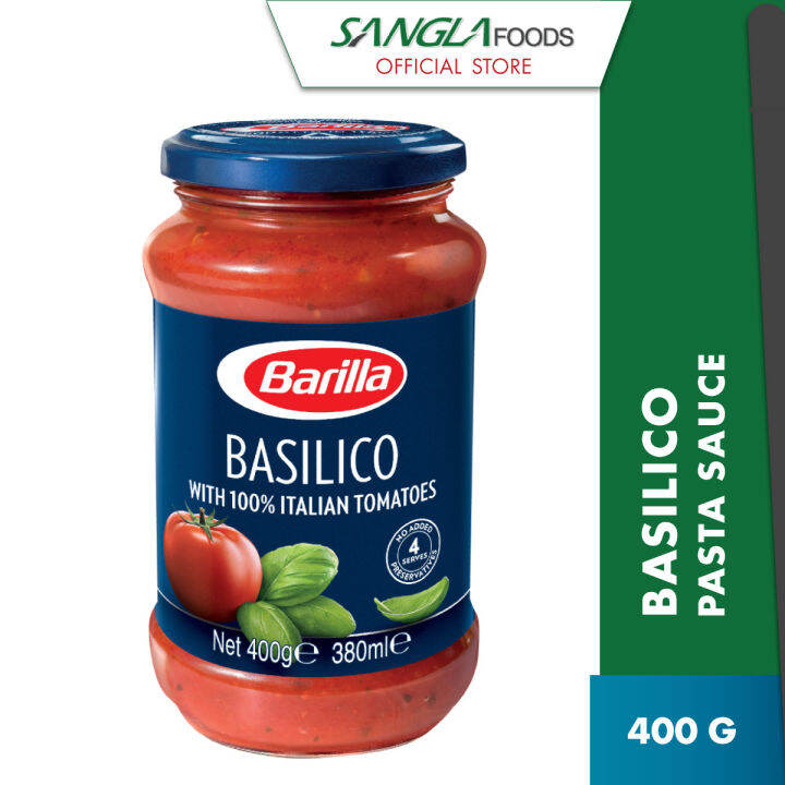 Barilla Basil Pasta Sauce with Italian Tomato (400g) Halal Certified ...