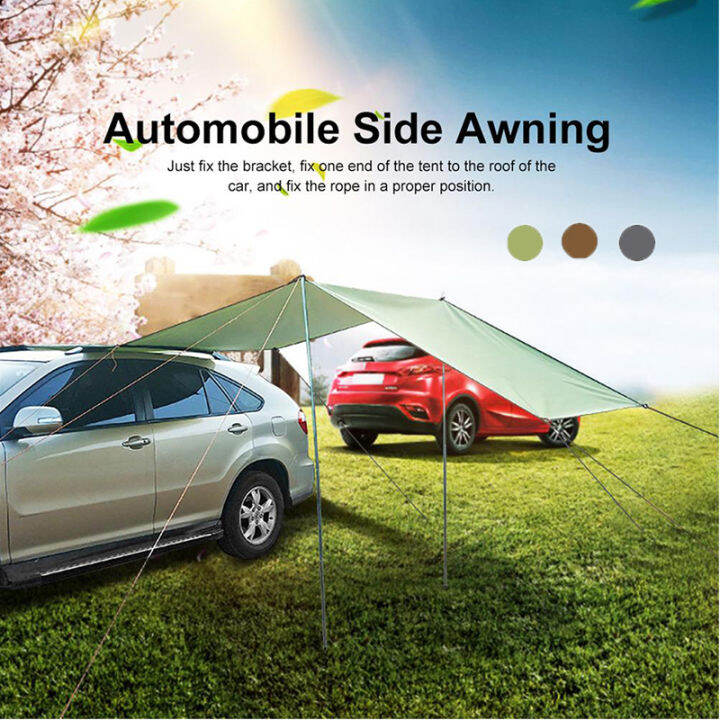 Car Shelter Shade Camping Side Car Roof Top Tent Awning Waterproof UV Portable Camping Tent ...