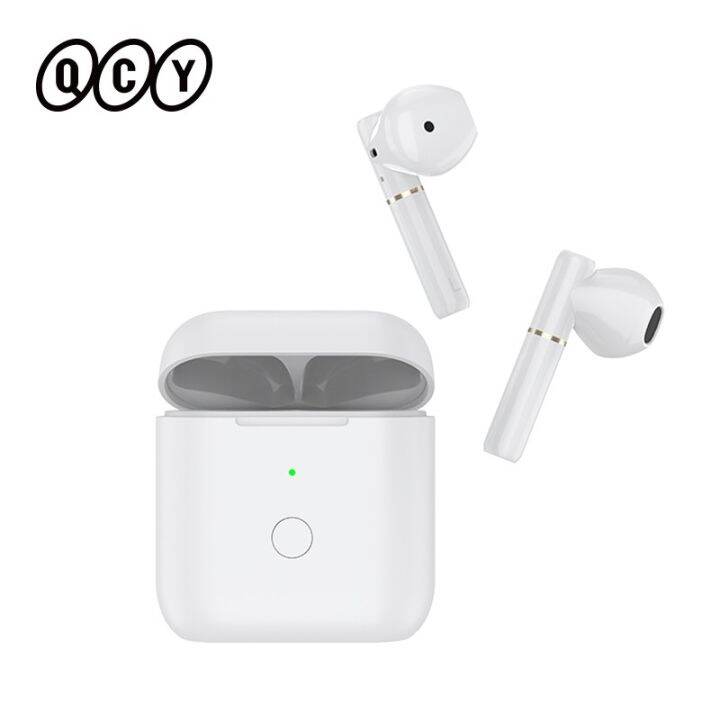 QCY T8 หูฟังบลูทูธไร้สาย TWS ENC ตัดเสียงรบกวนสําหรับ | Lazada.co.th