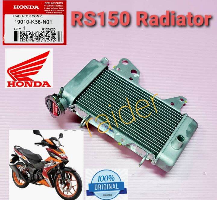 Honda RS150 Radiator Assy Original 100% boon Siew | Lazada