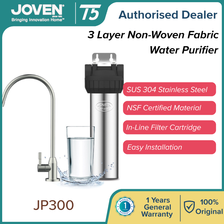 Joven Under Sink Water Purifier Stainless steel JP 300 / JP300 | Lazada