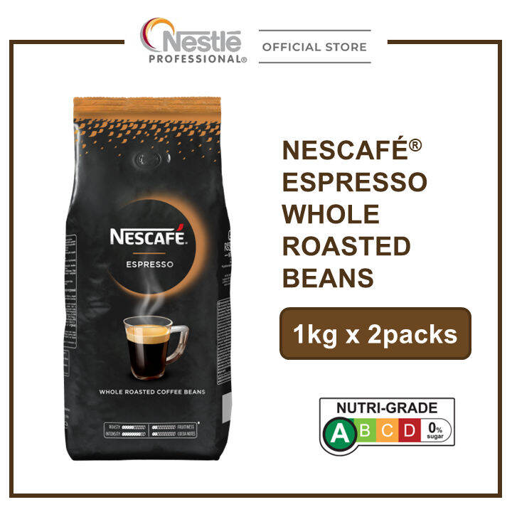 NESCAFÉ® Espresso Whole Roasted Beans - 1kg | Lazada Singapore