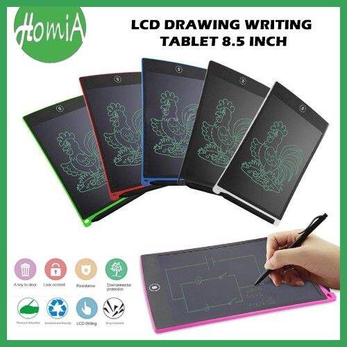 LCD Drawing Tablet 8.5" Papan Tulis Tablet Digital Anak Board Writing ...