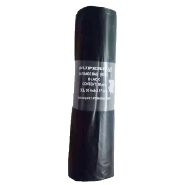 XL Trash Bag Roll / Garbage Bag Black ( 10 pcs. per roll ) | Lazada PH