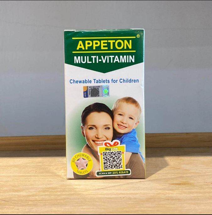 Appeton Multi-vitamin Chewable Tablets for Children | Lazada