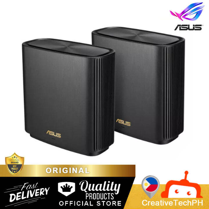 ASUS ZenWiFi AX (XT8) AX6600 Whole-Home Tri-band Mesh WiFi 6 System (2 ...