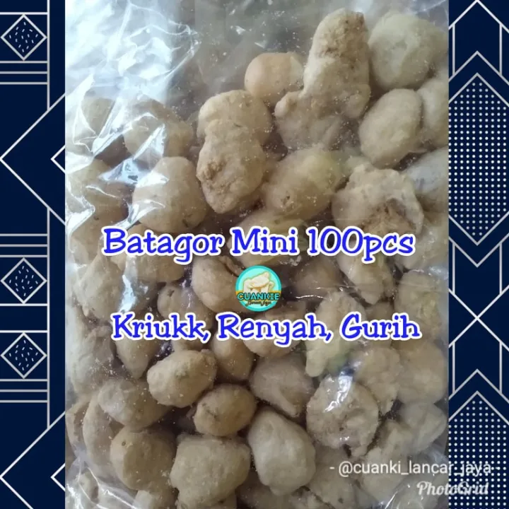TERMURAH Batagor Mini Kering 100pcs - Toping Boci Seblak bakso mie Ayam ...