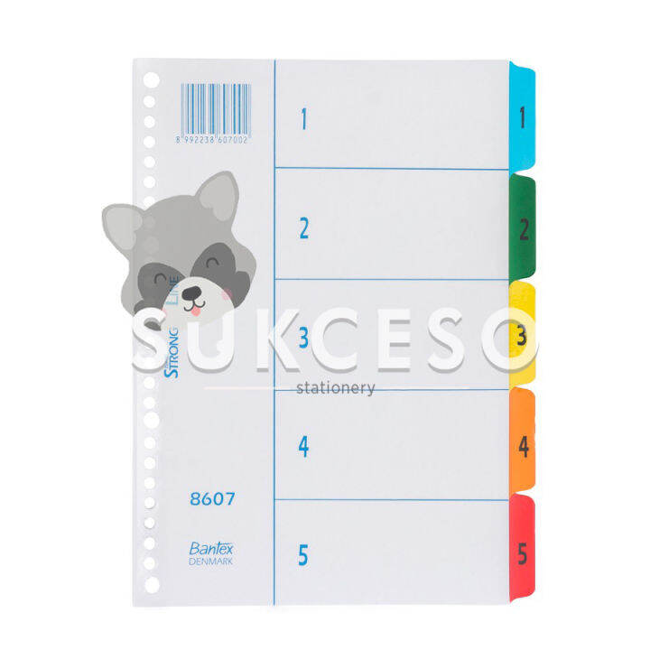 Bantex B5 8607 1-5/ Pembatas Buku/ Kertas Murah | Lazada Indonesia