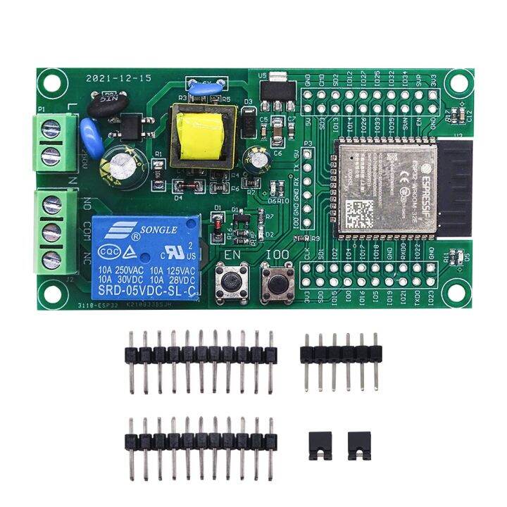 Ac90 250v 1 Ch Esp32 Relay Development Board Onboard Esp32 Wroom 32e