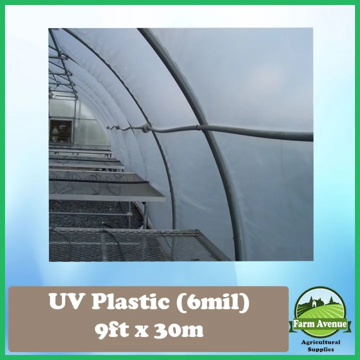 Thick and Durable UV Plastic Sheet (6 mil - 150 Microns) - 9ft width x ...