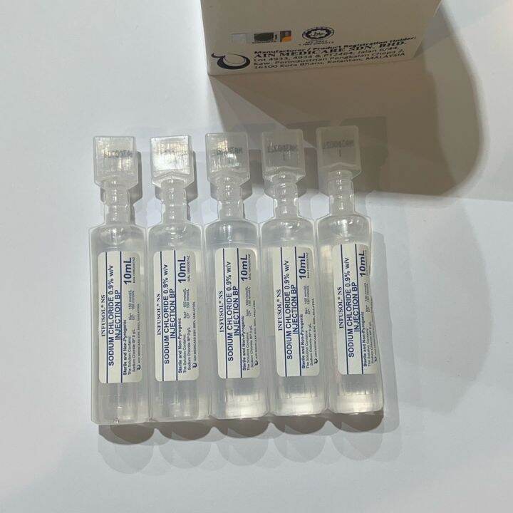 Infusol Normal Saline Sodium Chloride Injection 0.9% w/v 5's | Lazada