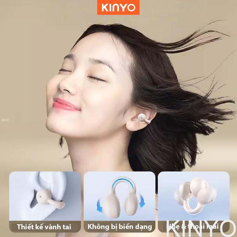 Tai Nghe Không Dây Bluetooth KINYO I20, Kẹp Mang Tai Thoải Mái, Cho Văn Phòng, Nghe Nhạc | Lazada.vn
