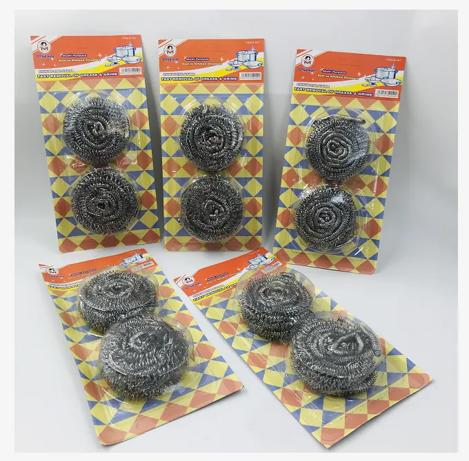 Scourer 25g 2pcs Steel wire cleaning steel ball 2 in 1 Steel Wool ...