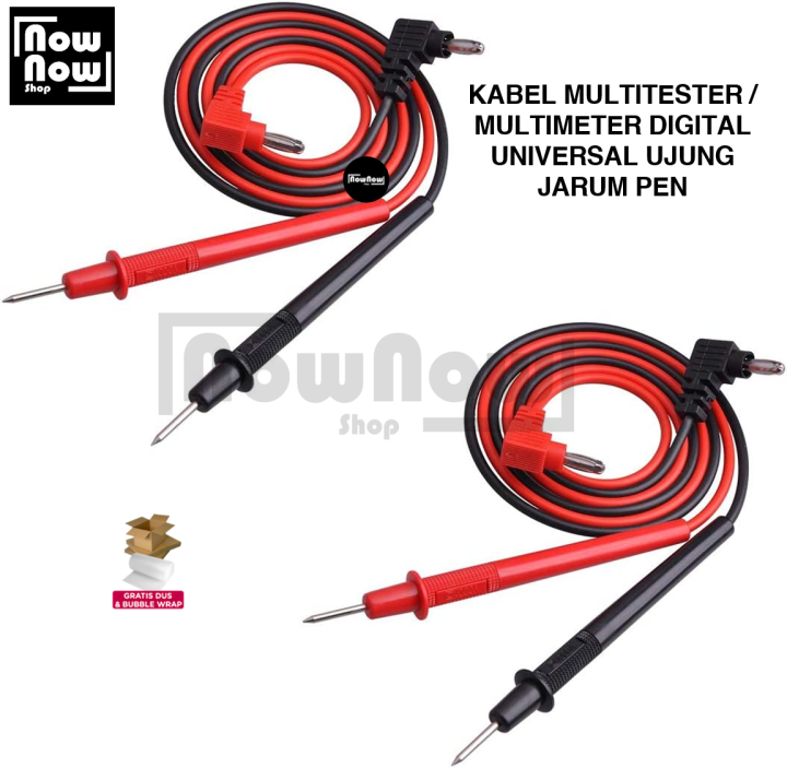 Kabel Multitester Digital MultiMeter Ujung Jarum Pen Universal Multi ...
