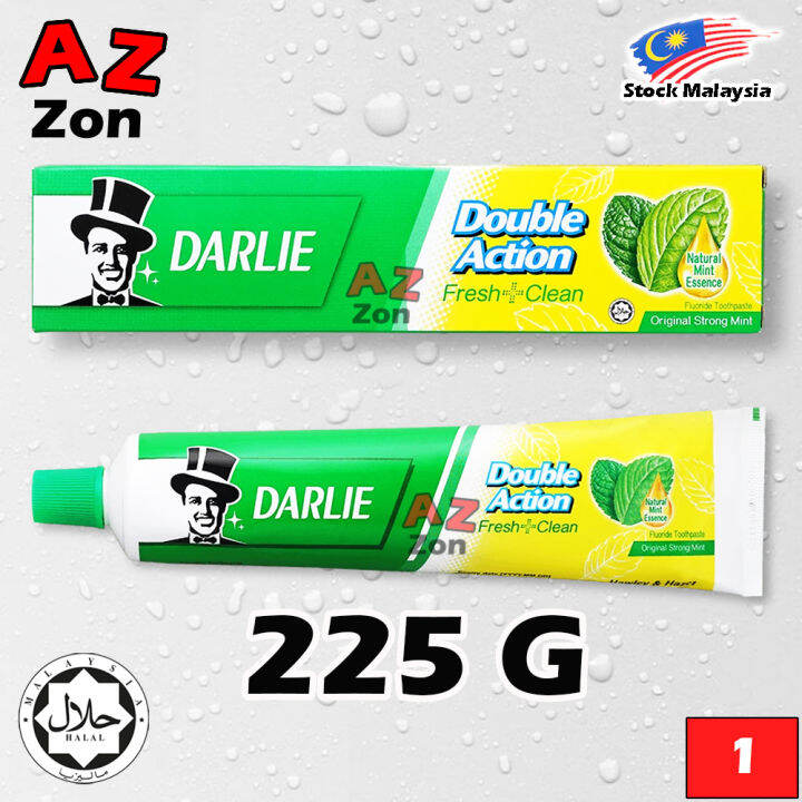 Darlie Double Action Fresh Clean Original Strong Mint Fluoride ...
