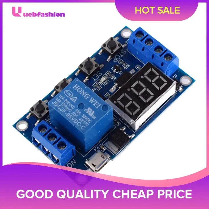 [uebfashion] 1-Way Relay Module Delay Power Off Trigger Delay Timer Circuit Switch Board | Lazada PH