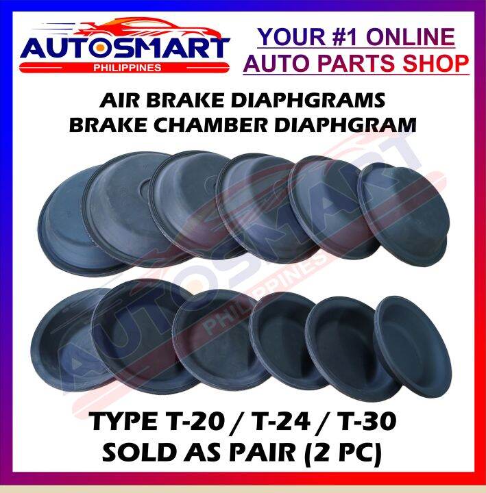 AIR BRAKE CHAMBER DIAPHRAGM Type-20 Type-24 Type-30 | Lazada PH