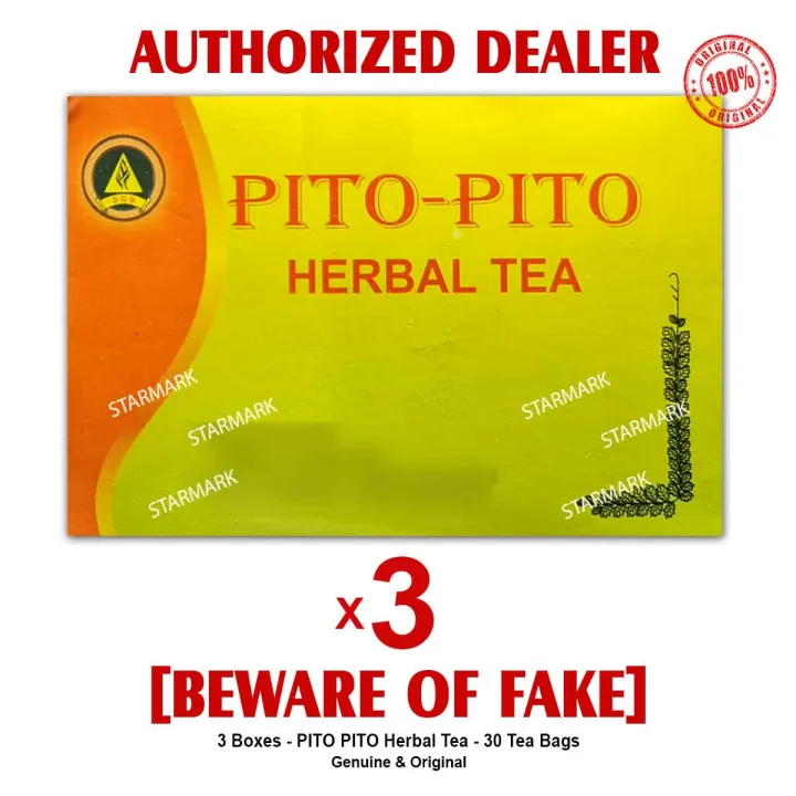 Pito Pito Tea PITO-PITO PitoPito Tea 30's Old Packaging, 20's New ...