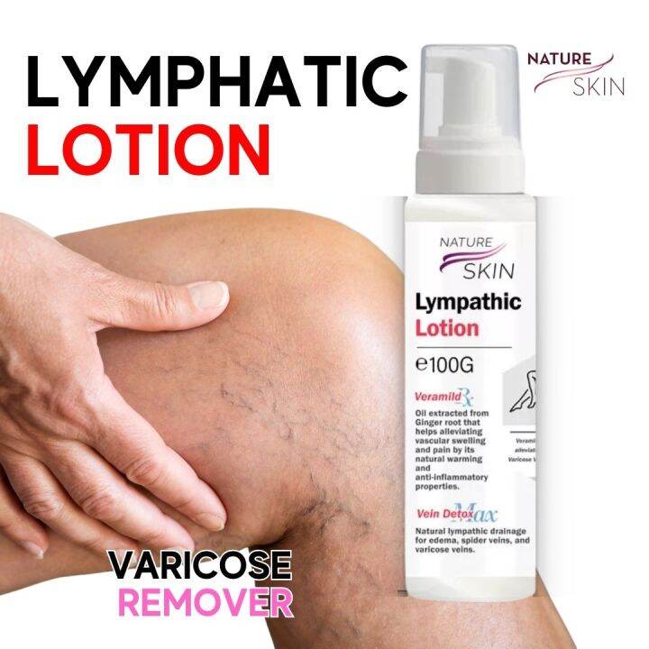 Nature Skin Lymphatic Lotion 100ml, spider veins, blood circulation ...