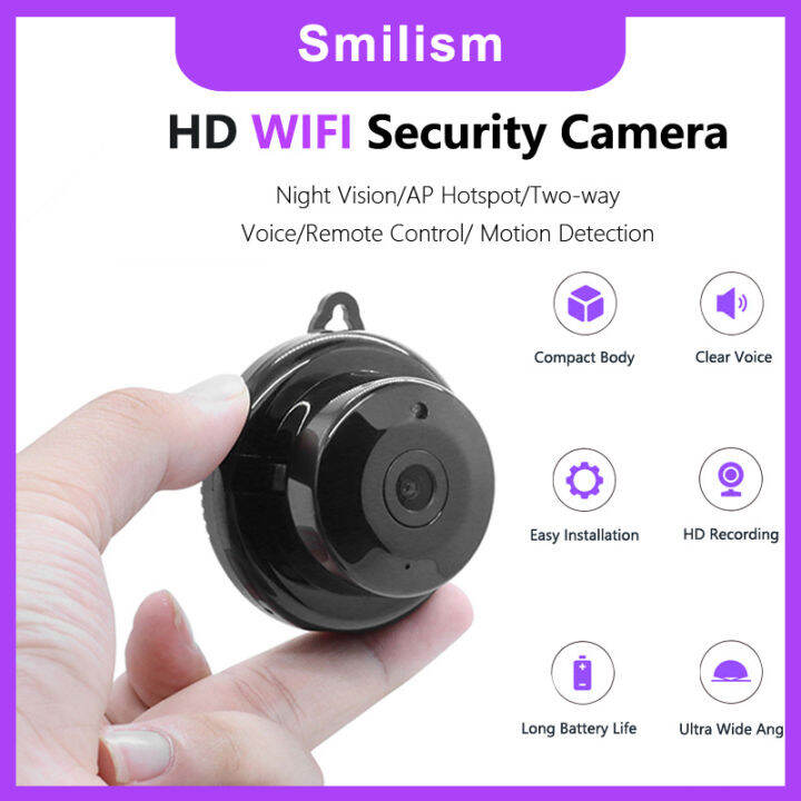 CCTV Camera IP Security Camera Wireless Wifi Connect to Phone Mini Small Portable Camera Indoor ...