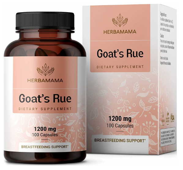 Goat’s Rue 1200 mg | Lactation Supplement | Supports Mammary Tissue ...