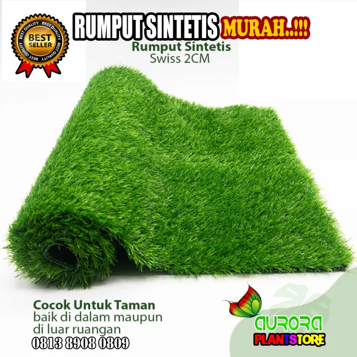 Rumput Sintetis 2cm Uk. 75cm x 50cm | Lazada Indonesia