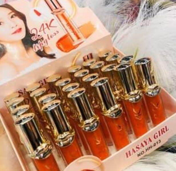 HASAYA GIRL NO.HH013 24K LIP GLOSS(24pcs in a box) | Lazada.co.th