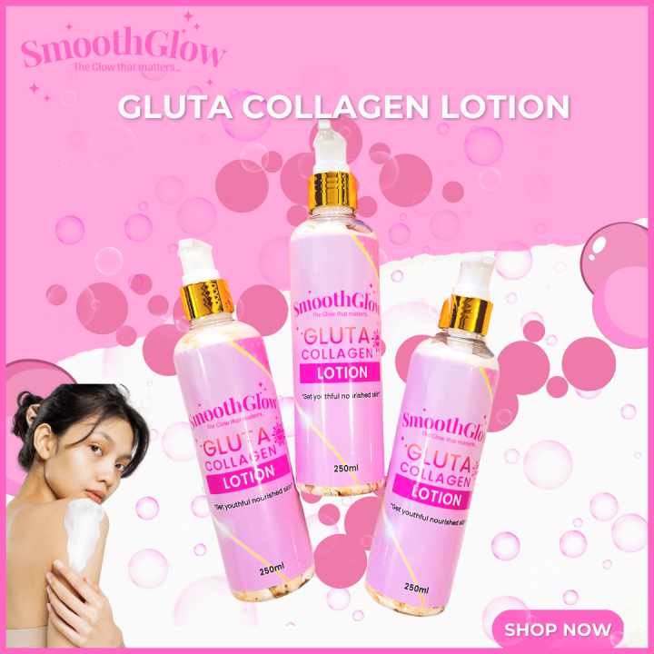 Gluta Collagen Lotion with SPF 60 l Improve Skin elasticity l Lightens scars and skin tone l ...