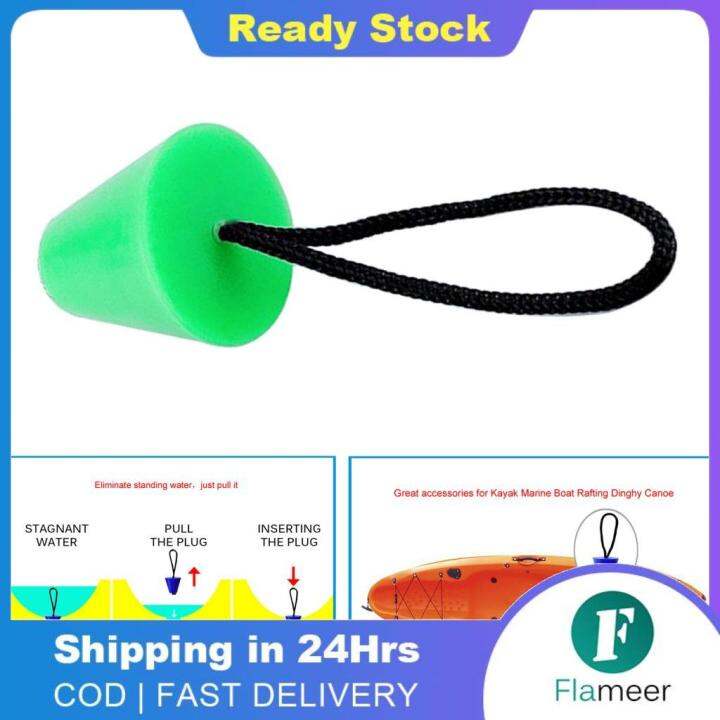 Flameer Rubber Kayak Canoe Boat Scupper Plugs Drain Holes Stopper with ...