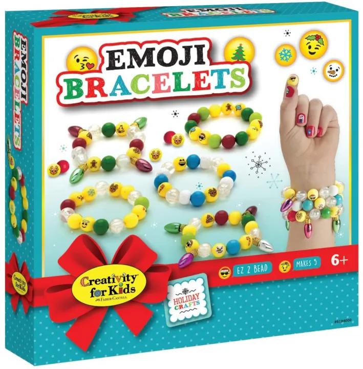 Creativity for Kids Holiday Emoji Bracelets Multi | Lazada PH