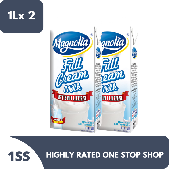 Magnolia Full Cream Milk 1L x 2 | Lazada PH